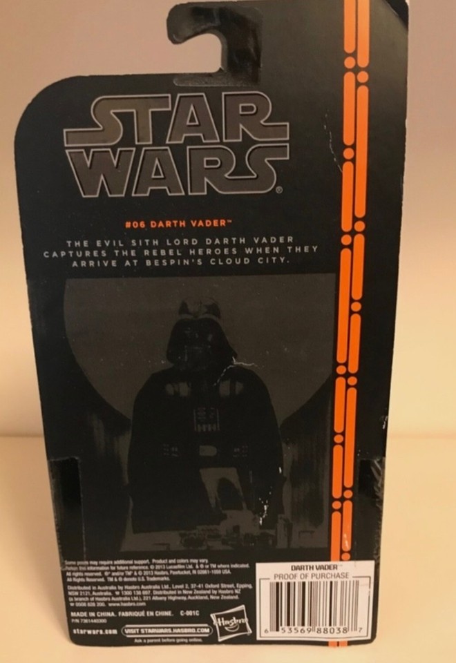 Star Wars Black Series 3.75 Job lot.Luke Skywalker ;Yoda; Darth Vader ...