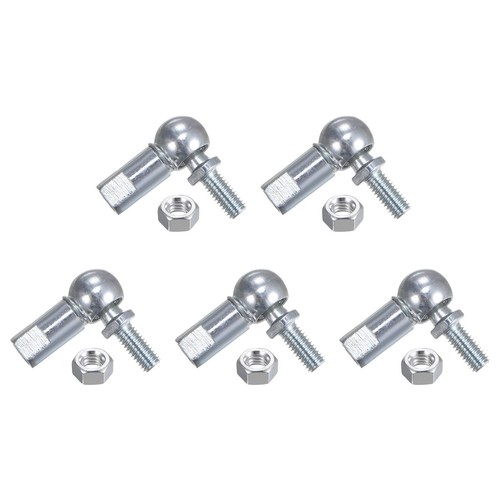 5 Pcs CS10 Angle Ball Joint M6 Right Hand Thread A3 Steel Ball Socket ...
