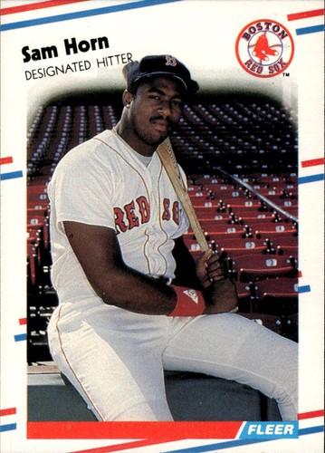 1988 Fleer #355 Sam Horn Boston Red Sox Rookie | eBay
