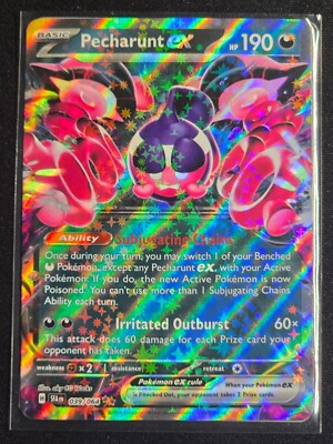 Pecharunt ex 039/064 (Double Rare) Shrouded Fable Near Mint Pokemon TCG ...