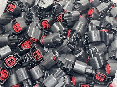 LOT of 800 EPC 2-WAY 1.5MM FEMALE CONNECTOR E-3550, XR3T-14A464-AA ...