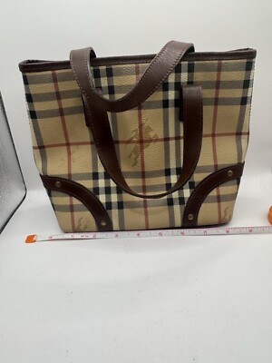 Burberry Nova Check Mini Tote Bag CLASSIC Vintage Style Small Made In ...