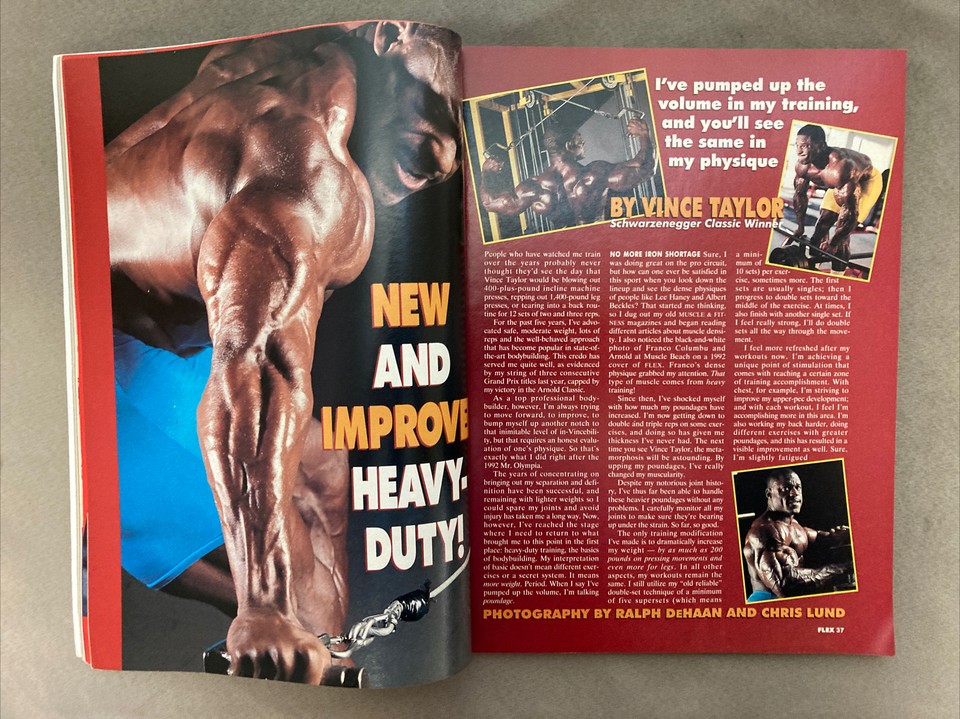 Flex Bodybuilding Muscle Magazine / Lou Ferrigno / 06-93 | eBay