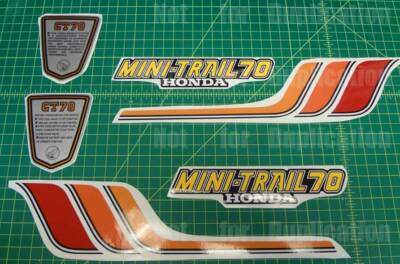 1978 78' CT-70 CT70 6pc Vintage Frame decals, aufkleber, stickers ...
