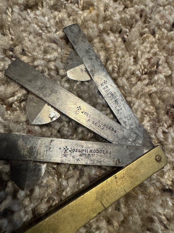 ANTIQUE SHEFFIELD NO 5 Roger’s & sons FLEAM BLOOD LETTING BLEEDER CIVIL ...