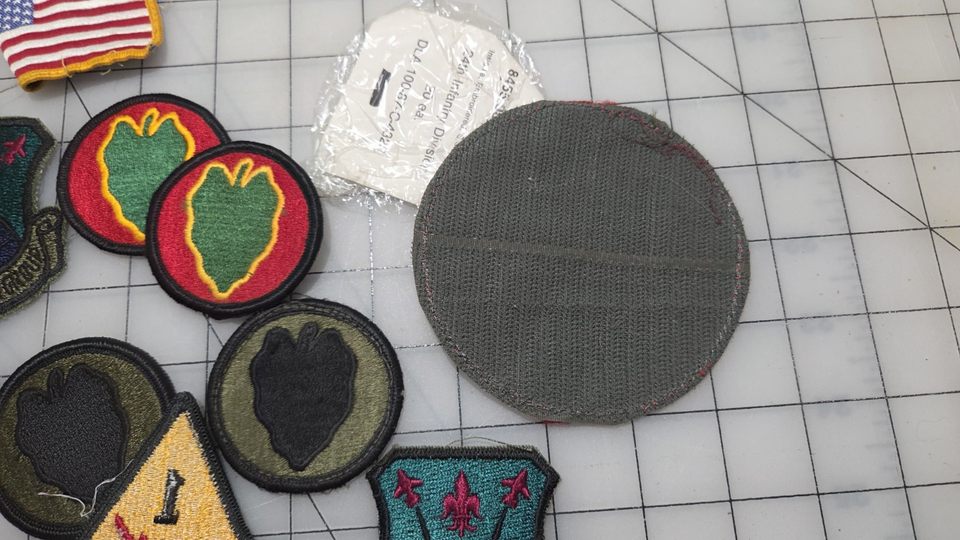 Set of 24 Desert Storm Era Military Patches Badges Marine Army Air ...