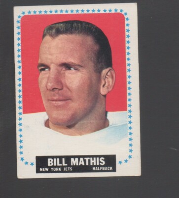 1964 Topps Football Card #120 Bill Mathis-New York Jets Ex Card | eBay