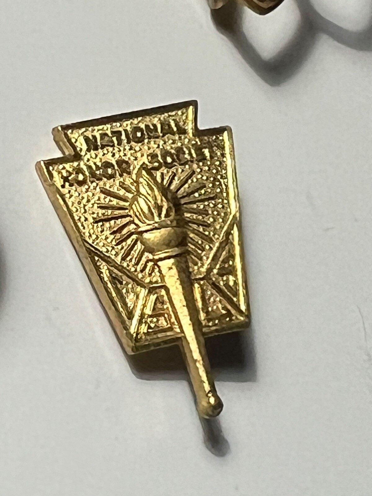 vintage JEWELRY BOX Lot Honor Pins Dice Cracker Jack TEXAS Tin Clicker ...