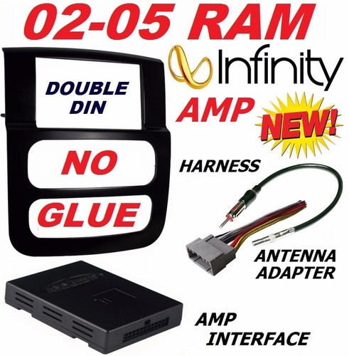 02 03 04 05 DODGE RAM INFINITY JBL ALPINE CAR STEREO RADIO DOUBLE DIN ...