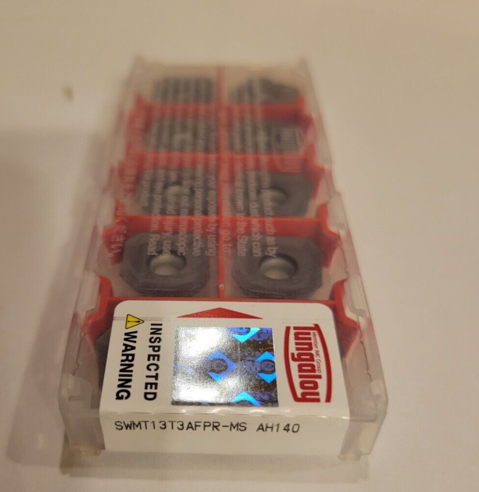 SWMT13T3AFPR-MS AH140 - TUNGALOY - 10 INSERTS - NEW - USA STOCK | eBay
