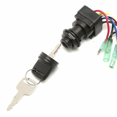 Ignition Switch Key Assembly for Yamaha Outboard Motor Control Box 2/4 ...