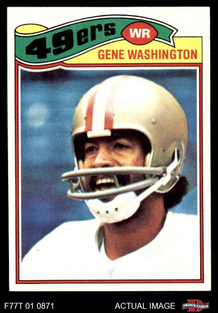 1977 Topps #156 Gene Washington 49ers Stanford 6.5 - EX/MT+ | eBay