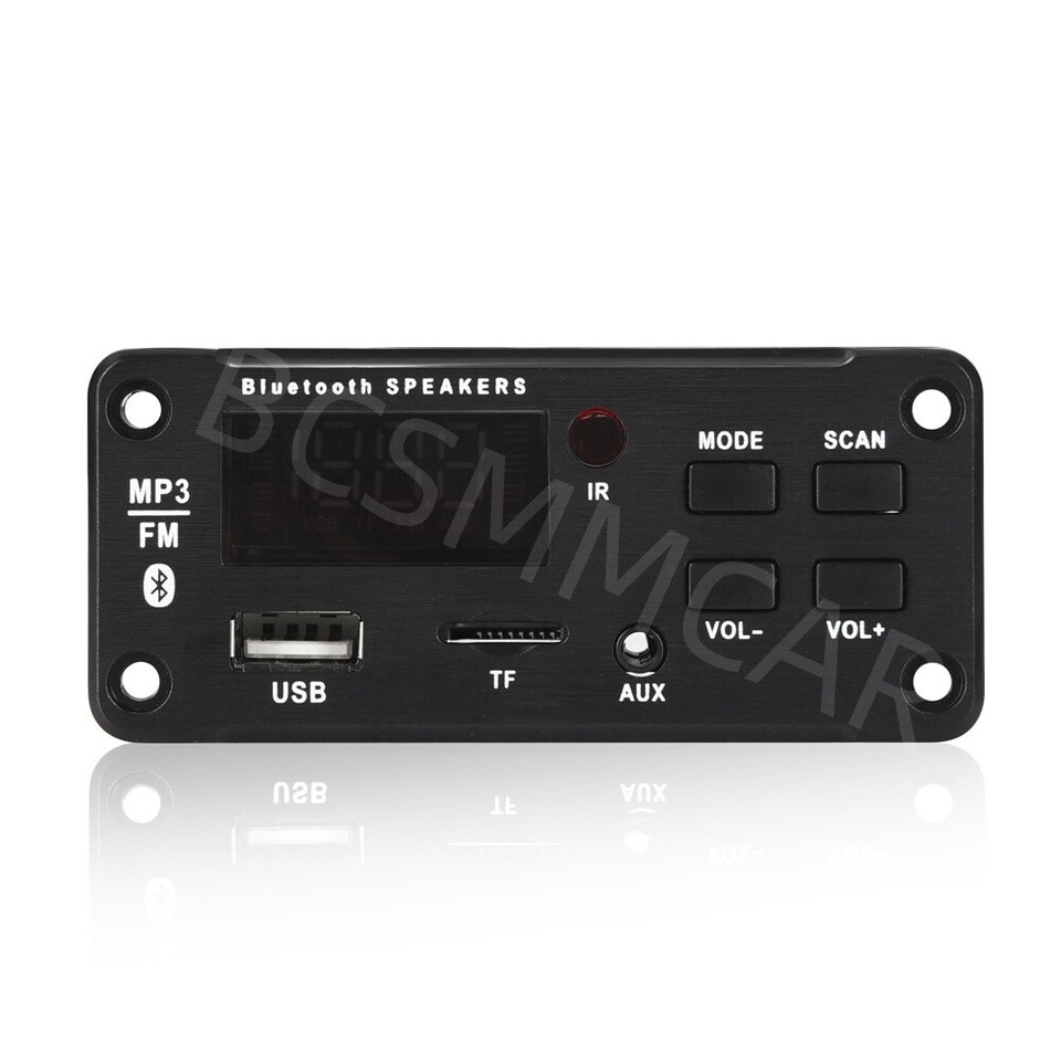Amplifier Bluetooth 5.0 MP3 Player Decoder Board 12V Car FM Speaker ...
