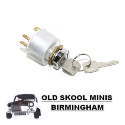 CLASSIC MINI IGNITION SWITCH LOCK & KEYS DASH MOUNTED 13H337 24G1345 ...