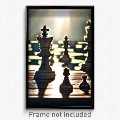 Pixel Art Poster - Puny Chess (8 Bit Psychedelic Trippy Weird Video ...