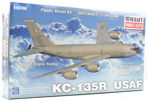 Minicraft KC-135R USAF W/ 2 Marking Options 1/144 Scale Model Kit 14708 ...