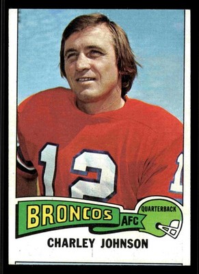 1975 Topps Charley Johnson #295 - Denver Broncos | eBay