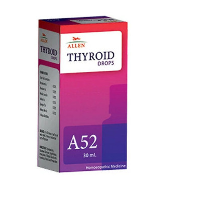 5 X Allen Homoeopathy A52 Thyroid Drops (30ml) | eBay