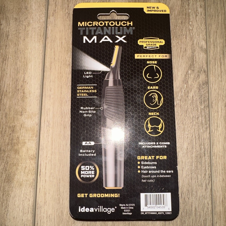 MicroTouch Titanium Max Micro-Precision Trimmer For The Ultimate Groom ...