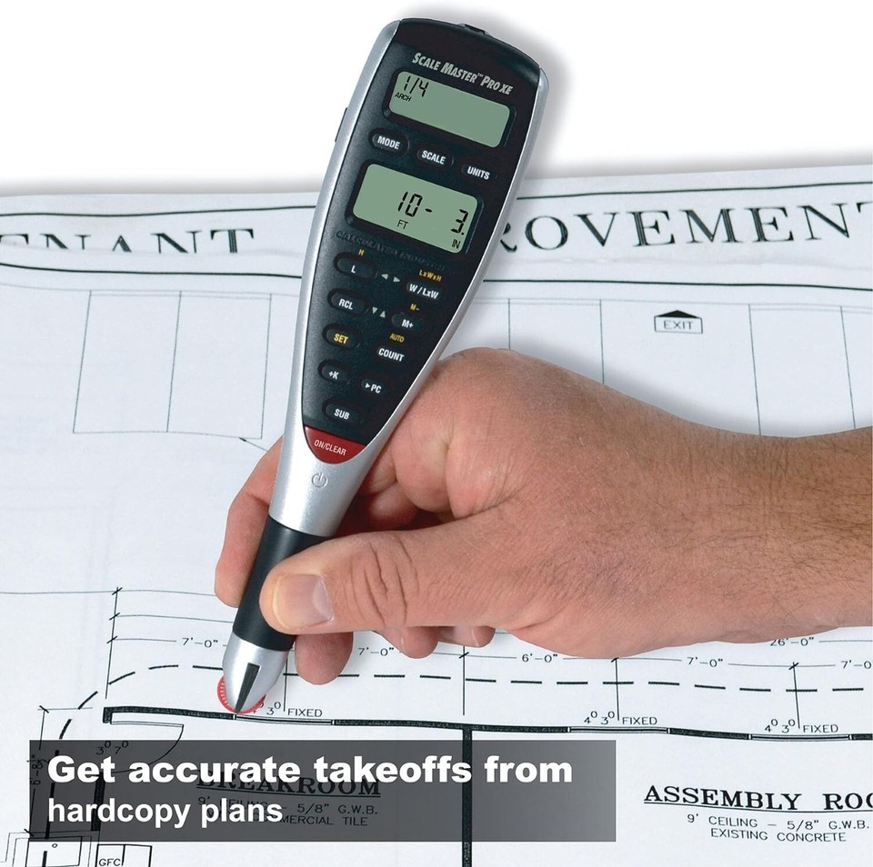 Scale Master Pro XE Advanced Digital Plan Measure for Estimating Plan Takeoff... | eBay