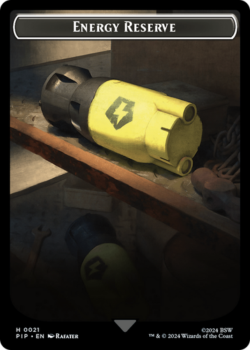 MTG Energy Reserve // Robot Fallout Tokens Near Mint Foil | eBay