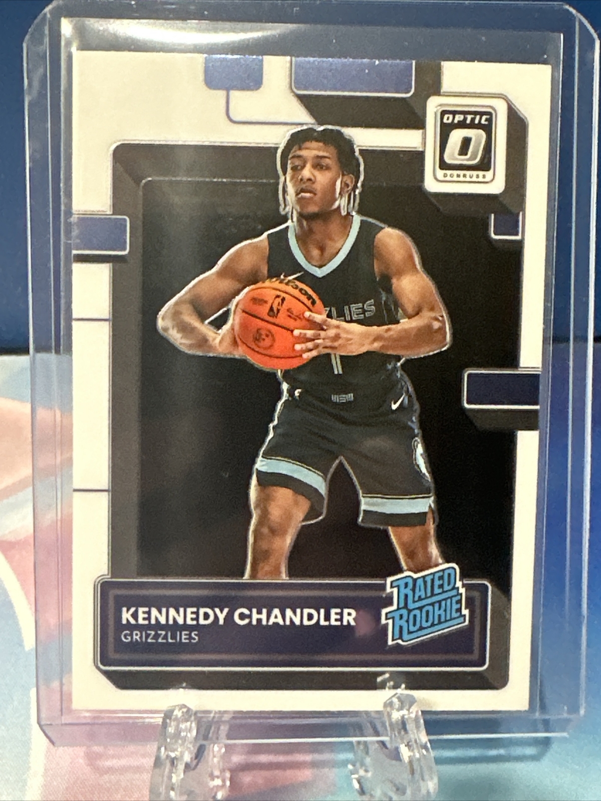 2022-23 Donruss Optic Rated Rookies Base #219 Kennedy Chandler ...