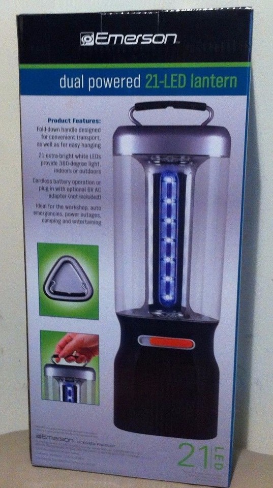 New Emerson Dual Powered 21 Led Lantern | eBay