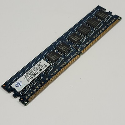 Nanya 1GB 2Rx8 PC2-6400E ECC NT1GT72U8PB0BY-25D from Dell PowerEdge ...