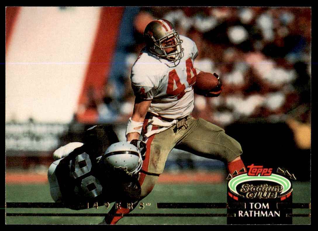 1992 Stadium Club Tom Rathman Football Cards #593 | eBay
