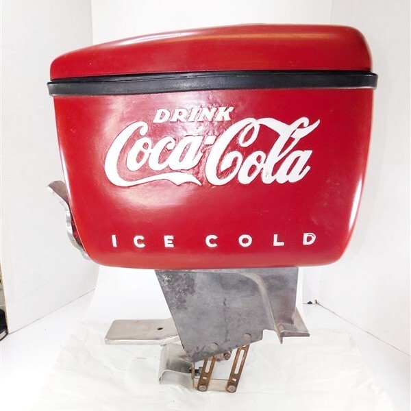 548/2368 Vintage 1950 Coca Cola Motor Boat Fountain Drink Dispenser 18 ...