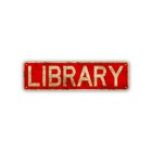 Library Street Sign| College School Home Man Cave Vintage Décor ...