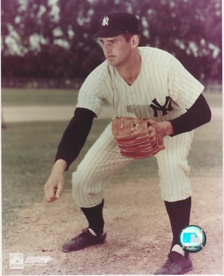 DON LARSEN NY YANKEES PITCHER 8X10 PHOTO FILE LICENSE RIGHT HANDED ...