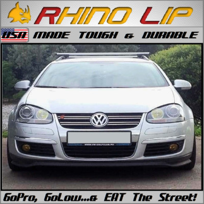 VW Bora R32 MK1 MK2 MK5 MK6 Cabriolet Iroc Spoiler Splitter Rubber Chin ...