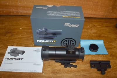 Sig Sauer ROMEO7 1x30mm Red Dot Sight w/ 2 MOA Dot Reticle - SOR71001 ...