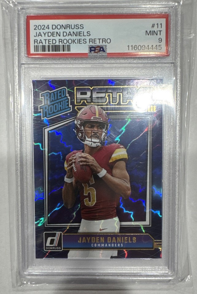 2024 Donruss Football Retro Rated Rookie Set PSA 10 Nix/JJ! PSA 9 Maye ...