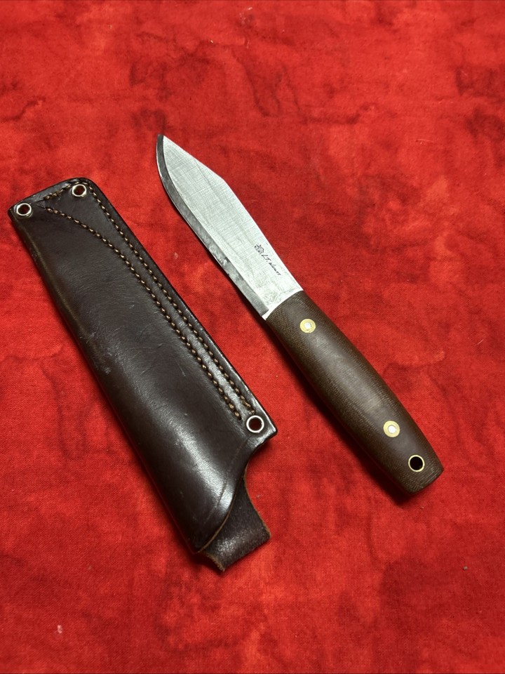LT Wright Sam Larson Alone Fixed Blade knife Smoking Sharp called The ...
