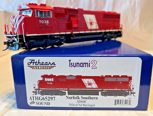 Athearn Genesis HO Scale Norfolk Southern CNJ Heritage 7036 SD60E DCC ...