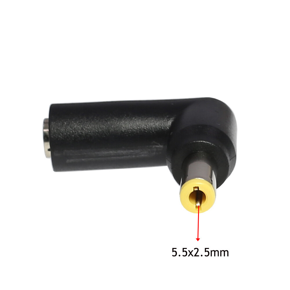 DC 4.5x3.0 mm Female to 5.5 2.5 2.1 4.8 1.7 4.5 3.0 Angle Plug DC Power ...