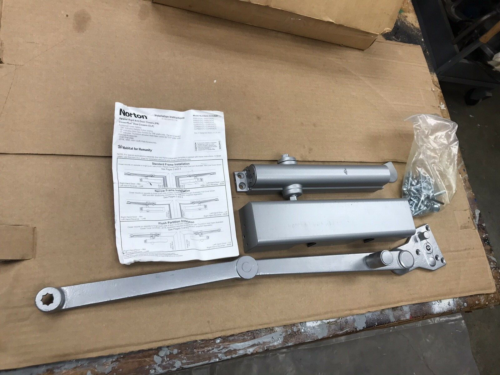 Assa Abloy Norton Parallel Rigid Arm Door Closers PR New | eBay