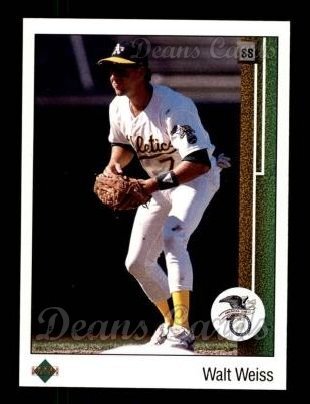 1989 Upper Deck #660 Walt Weiss AL ROY Athletics 8 - NM/MT | eBay