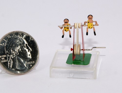 Vintage Artisan Miniature Dollhouse ST. LEGER "Mechanical Automata Toy ...