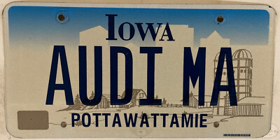 Vanity AUDI MA MASS license plate A3 A6 RS6 E-Tron Q5 R8 V10 Q7 | eBay