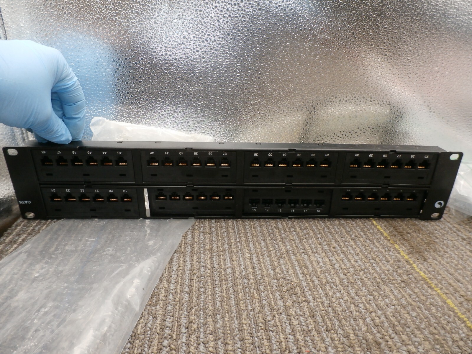 Brand New Commscope 760180059 Cat6 UTP Distribution Panel 2U 48 Port ...