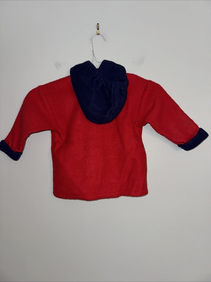 ALL MINE Vintage 90s PRIMARY COLOR BLOCK FLEECE JACKET COAT 24 Months ...