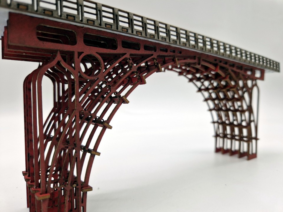 Modelux OO Gauge Red Oxide Ironbridge 280 | eBay UK