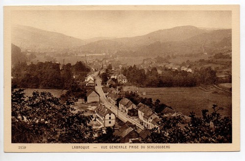 LA BROQUE Vallée de la Bruche Lower Rhine Alsace CPA 67 view taken from ...