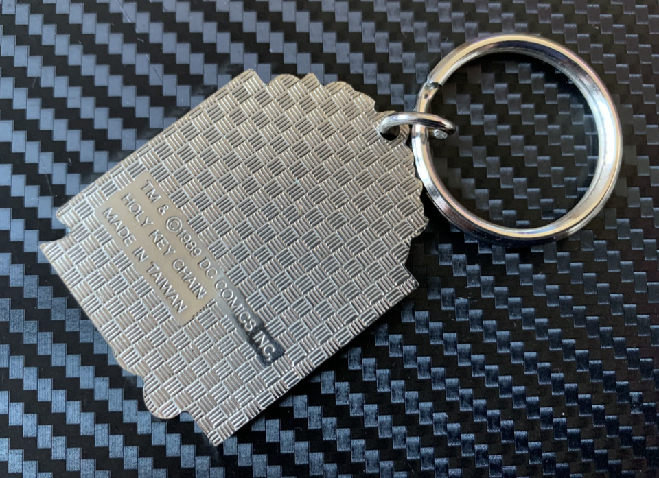 VINTAGE 1989 OFFICIAL THE JOKER BATMAN KEYRING KEY RING FIGURE MARVEL ...