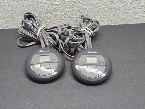 Sunbeam Style Z85KQ Electric Heating Blanket Remote Control 4 Prong ...