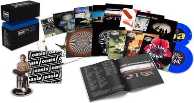 Oasis Complete 7inch Single Collection BOX Vol.2 Clear Blue Vinyl New ...