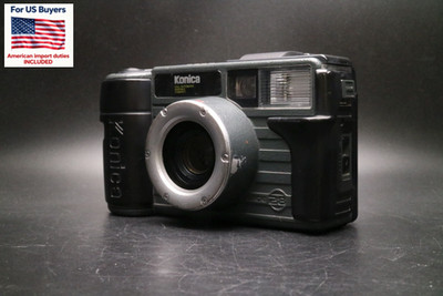 🎬 [N.MINT-] Konica GENBAKANTOKU WIDE 28 Point & Shoot Film Camera From ...